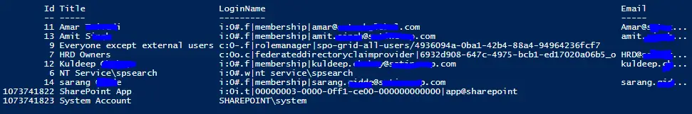Retrieve All Users From Site Collection Using Powershell Sharepoint Gems